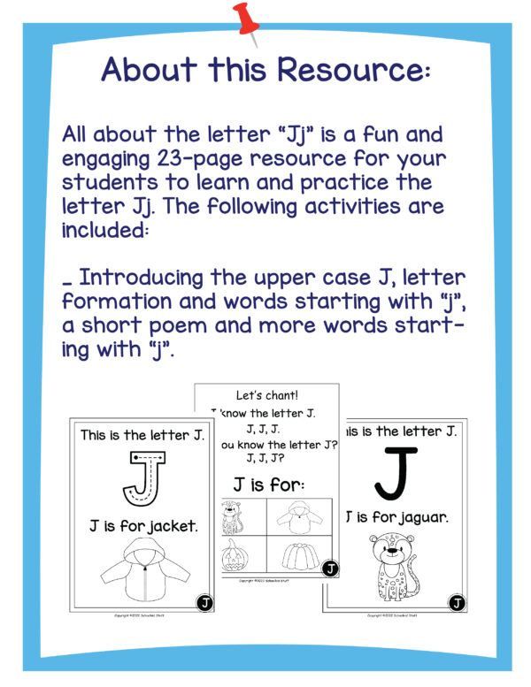 All About the Letter Jj | Alphabet Practice - Made By Teachers