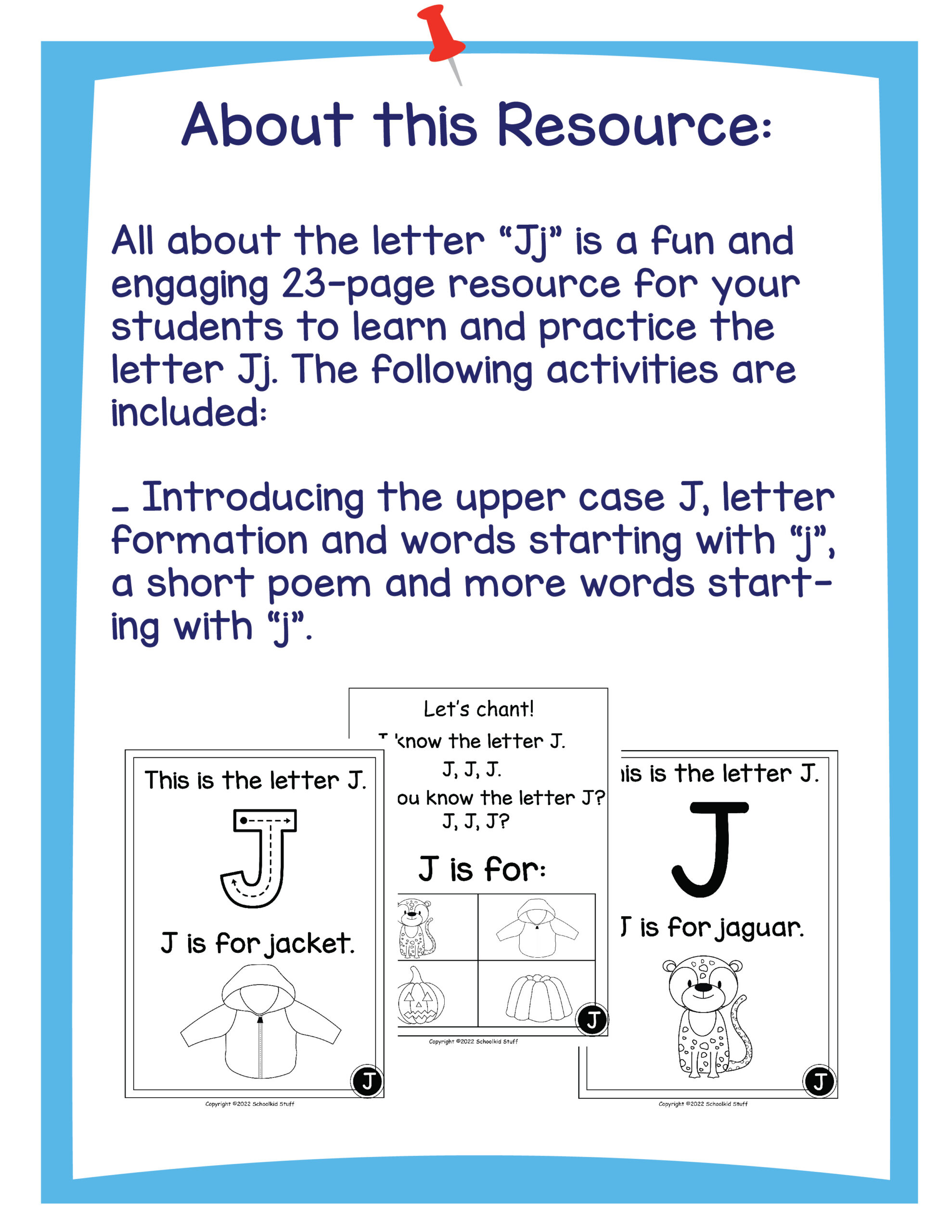 All About the Letter Jj | Alphabet Practice | Made By Teachers