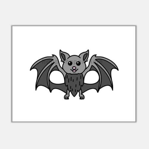 Bat Paper Mask Printable Halloween Costume Craft Activity Spooky | Made ...
