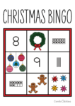 Christmas Bingo - Game Counting 1-10 - Numbers, Ten Frames and Tally ...