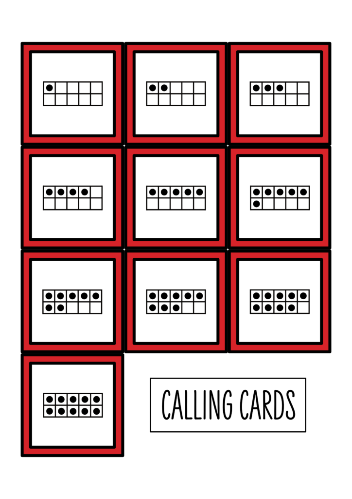 Christmas Bingo - Game Counting 1-10 - Numbers, Ten Frames and Tally Marks - Made By Teachers