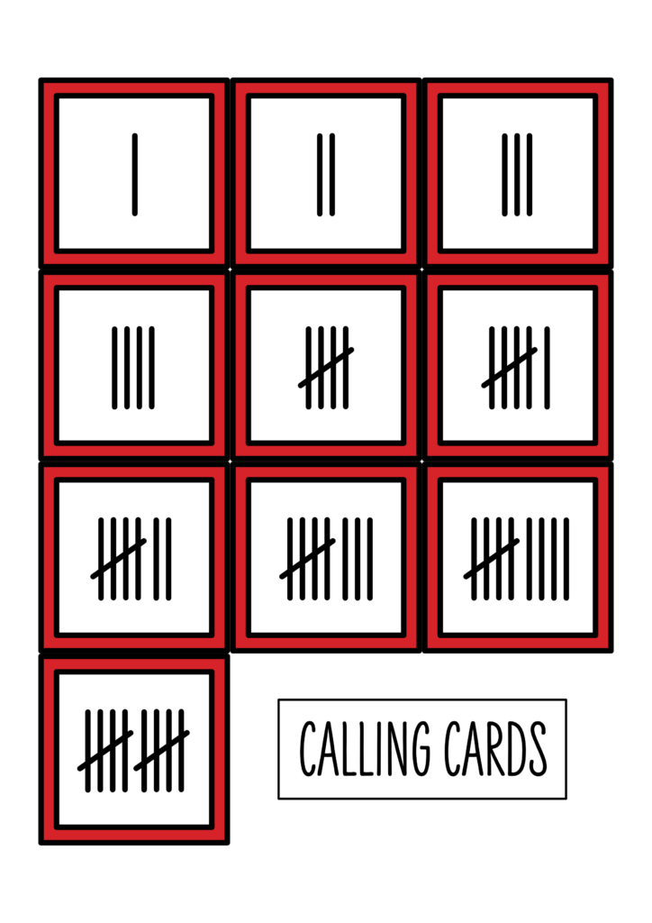 Christmas Bingo - Game Counting 1-10 - Numbers, Ten Frames and Tally ...