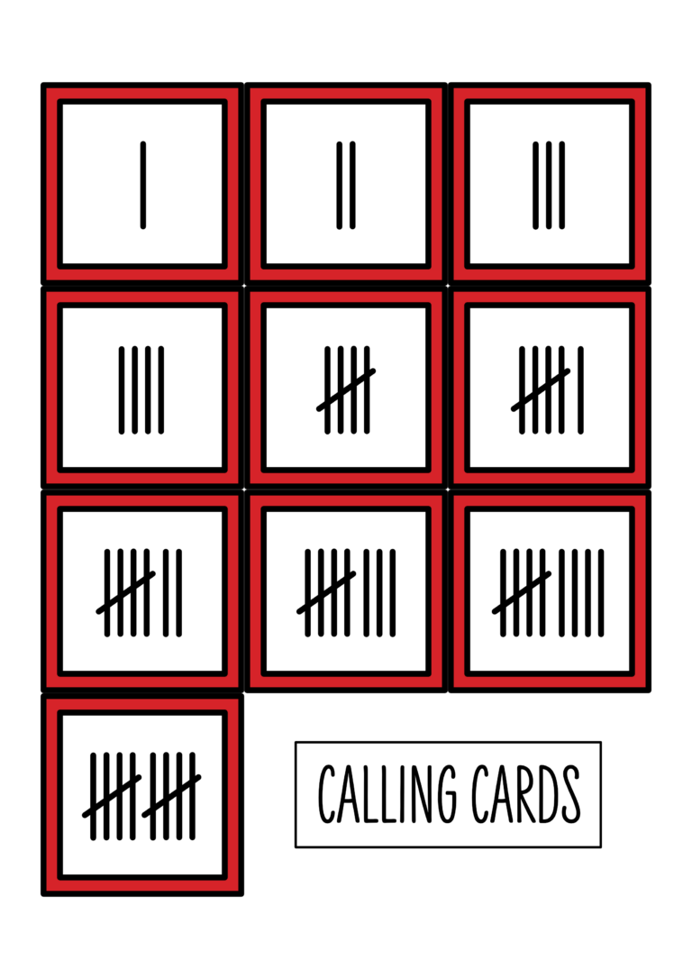 Christmas Bingo - Game Counting 1-10 - Numbers, Ten Frames and Tally ...