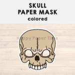 Halloween Paper Masks Printable Coloring Craft Activity Costume ...