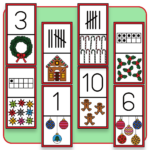 Christmas Domino - Game Counting 1-10 - Numbers, Ten Frames and Tally ...