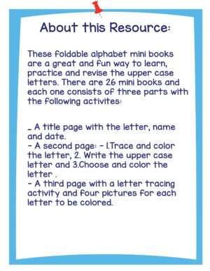 Alphabet Mini Books | Foldable No Prep | Made By Teachers