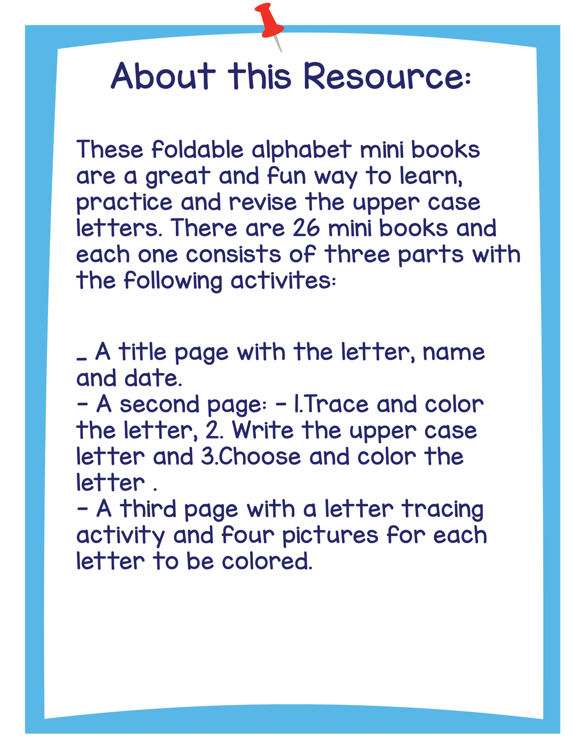 Alphabet Mini Books | Foldable No Prep | Made By Teachers