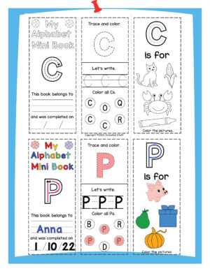 Alphabet Mini Books | Foldable No Prep - Made By Teachers