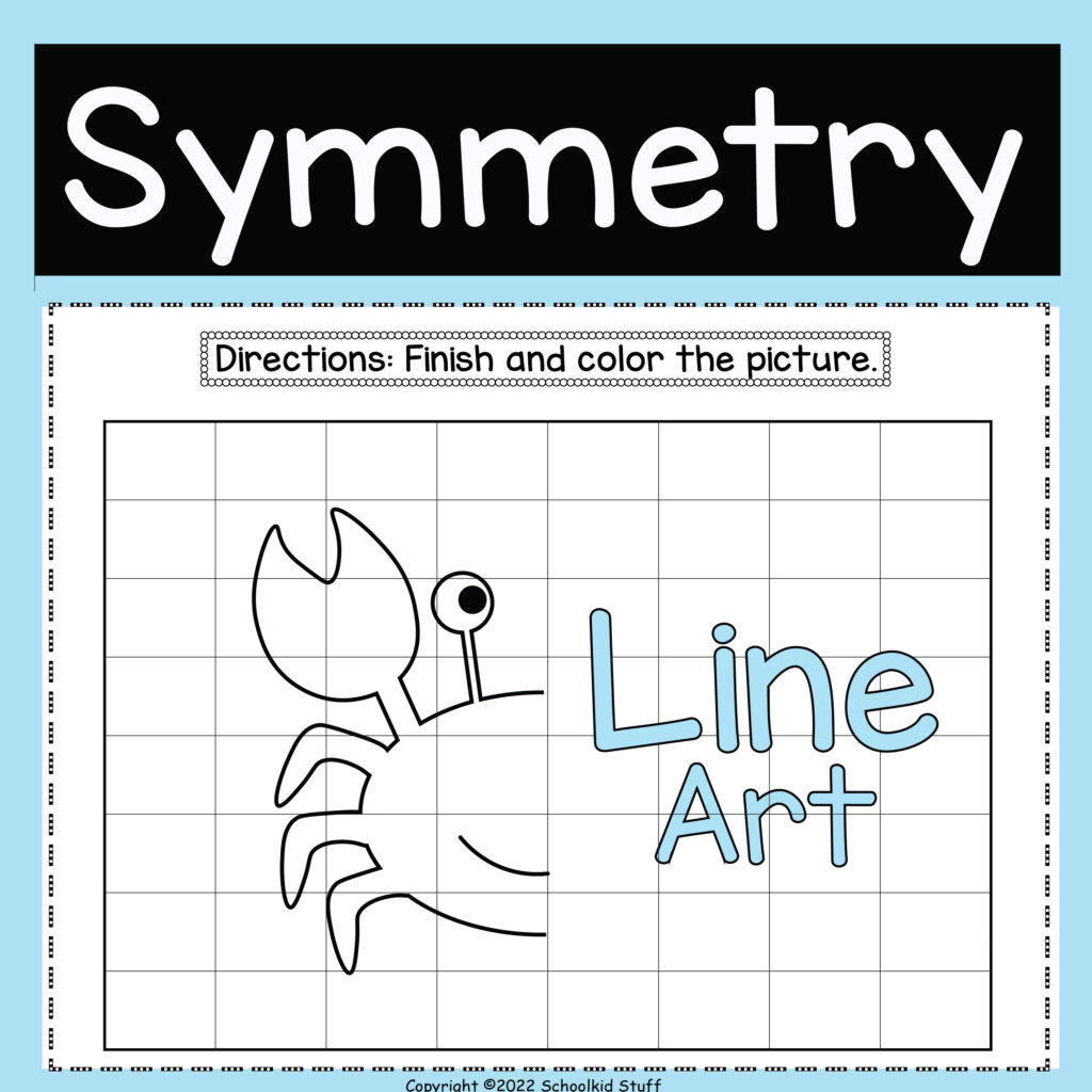 Symmetry Line Art | Made By Teachers