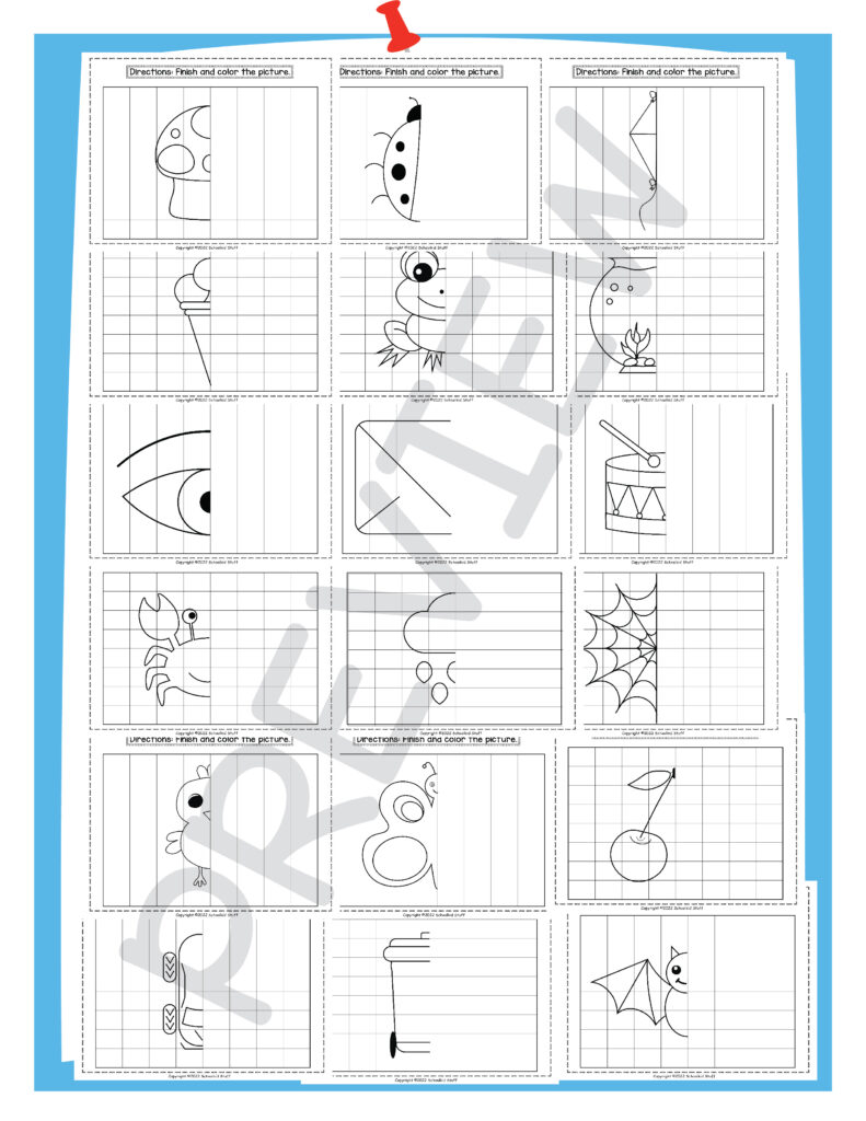 Symmetry Line Art | Made By Teachers