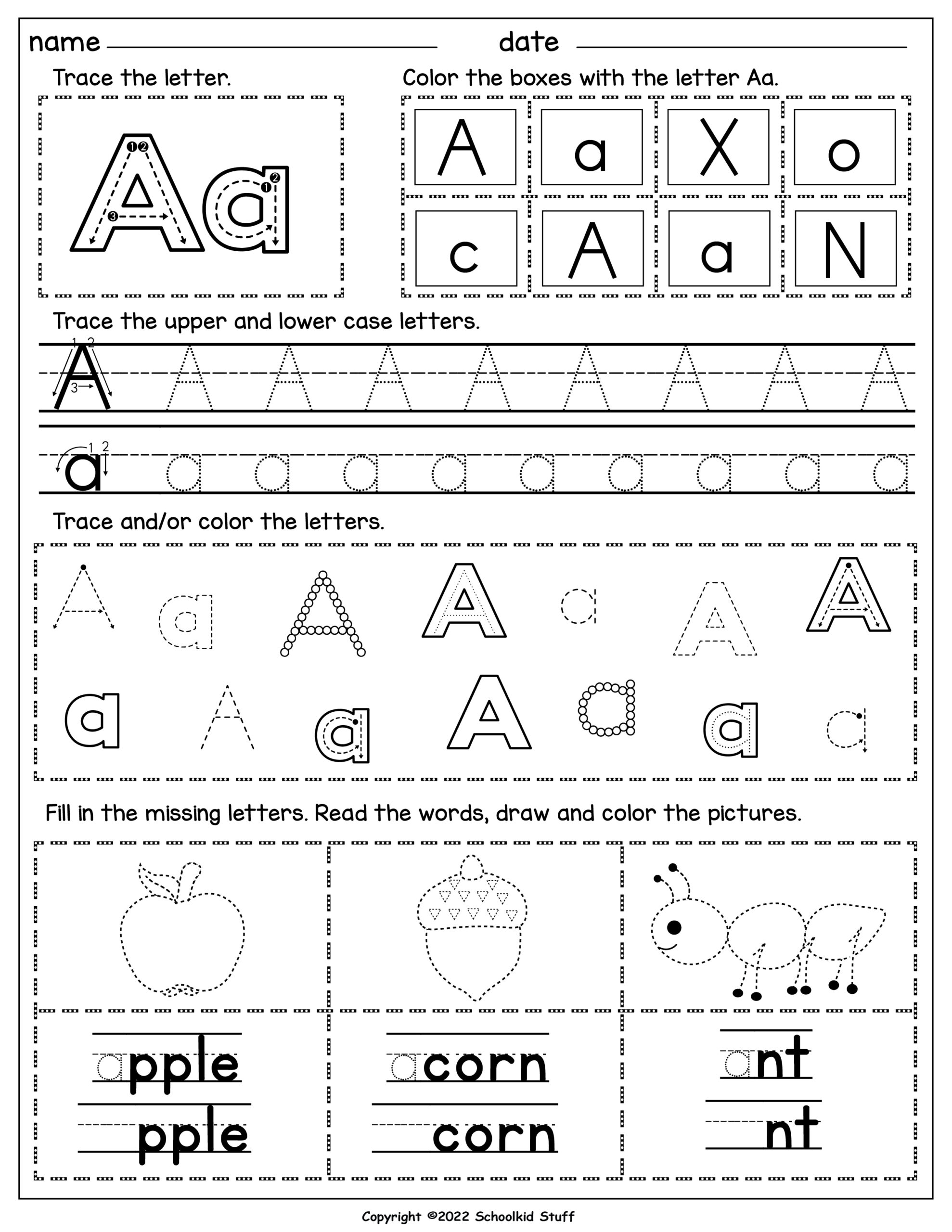 Alphabet Tracing, Letter Formation and Beginning Sounds | Made By Teachers