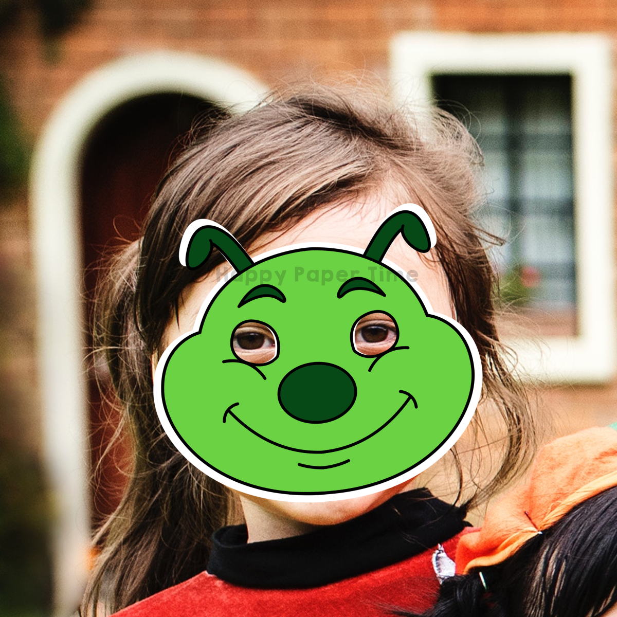 Caterpillar Paper Mask Printable Bug Insect Animal Craft Activity ...