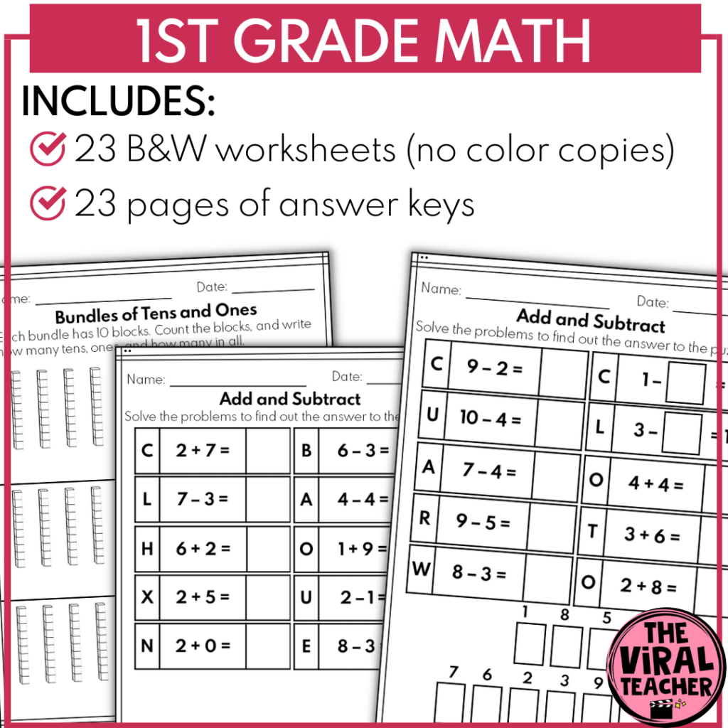 Place Value Addition and Subtraction Word Problems Worksheets Math ...