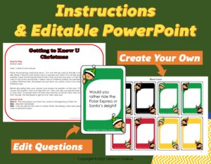 Christmas Holiday Card Game and Activities | Made By Teachers