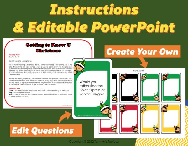 Christmas Holiday Card Game and Activities | Made By Teachers