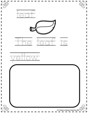 Cut, Paste, and Write Fall Words | Made By Teachers