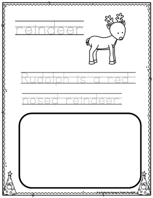 Cut, Paste, and Write Christmas Words | Made By Teachers