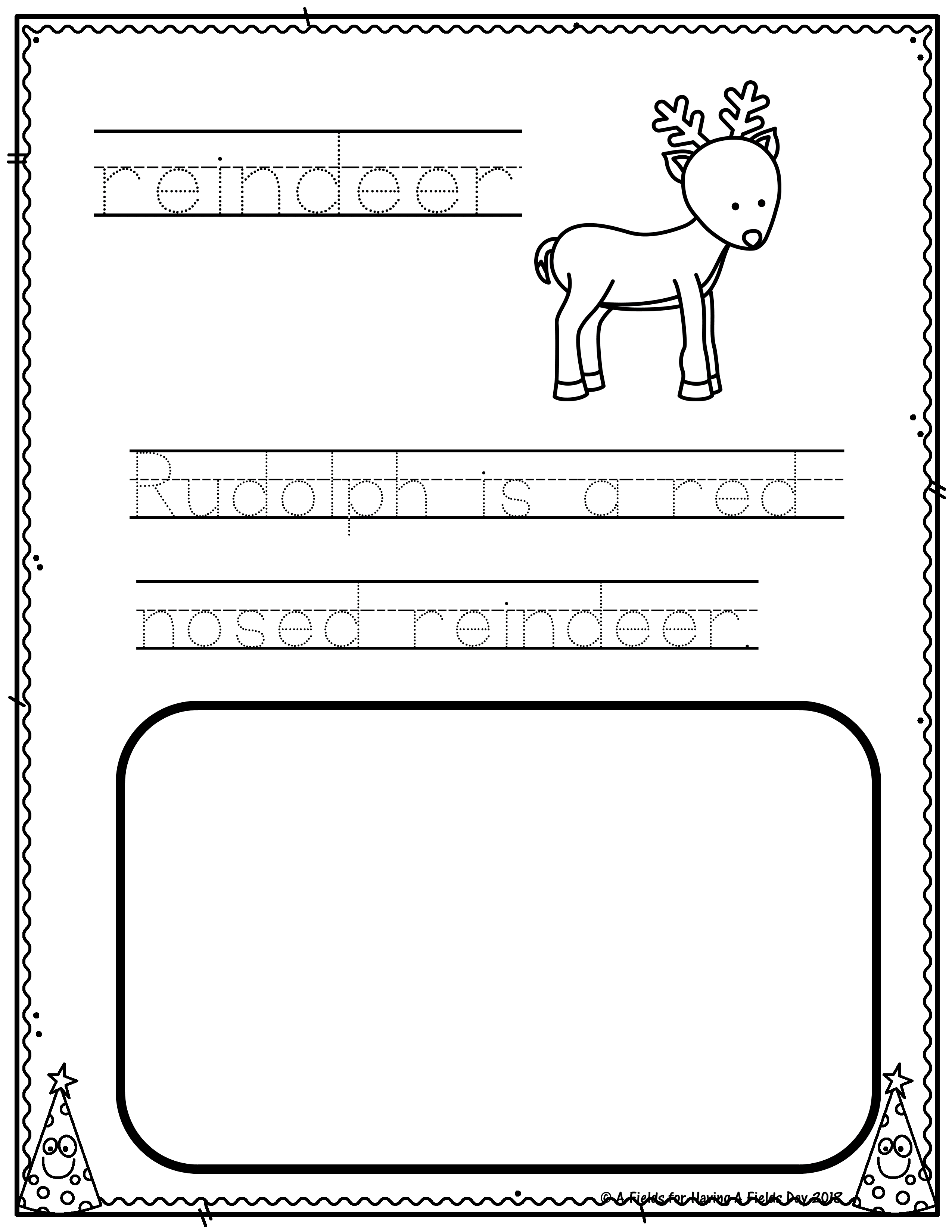 Cut, Paste, and Write Christmas Words | Made By Teachers