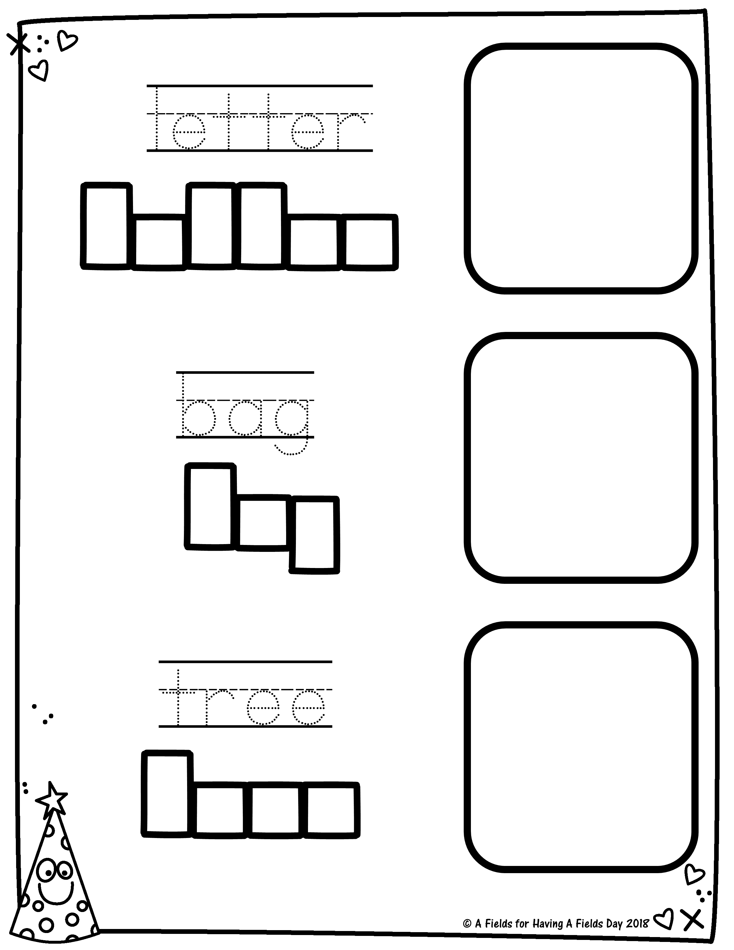Cut, Paste, and Write Christmas Words | Made By Teachers