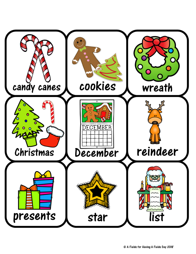 Cut, Paste, and Write Christmas Words | Made By Teachers