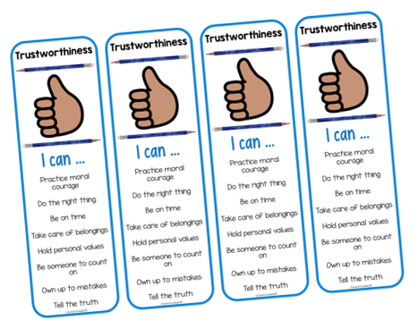 Trustworthiness Bookmark | Made By Teachers