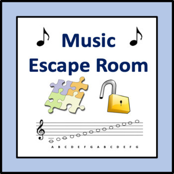 Music Escape Room 1 - an interactive way to practice note names | Made ...