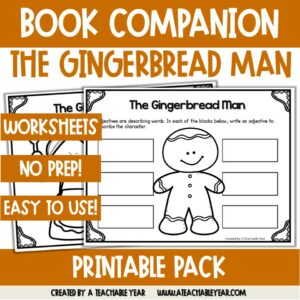The Gingerbread Man Book Companion | Made By Teachers