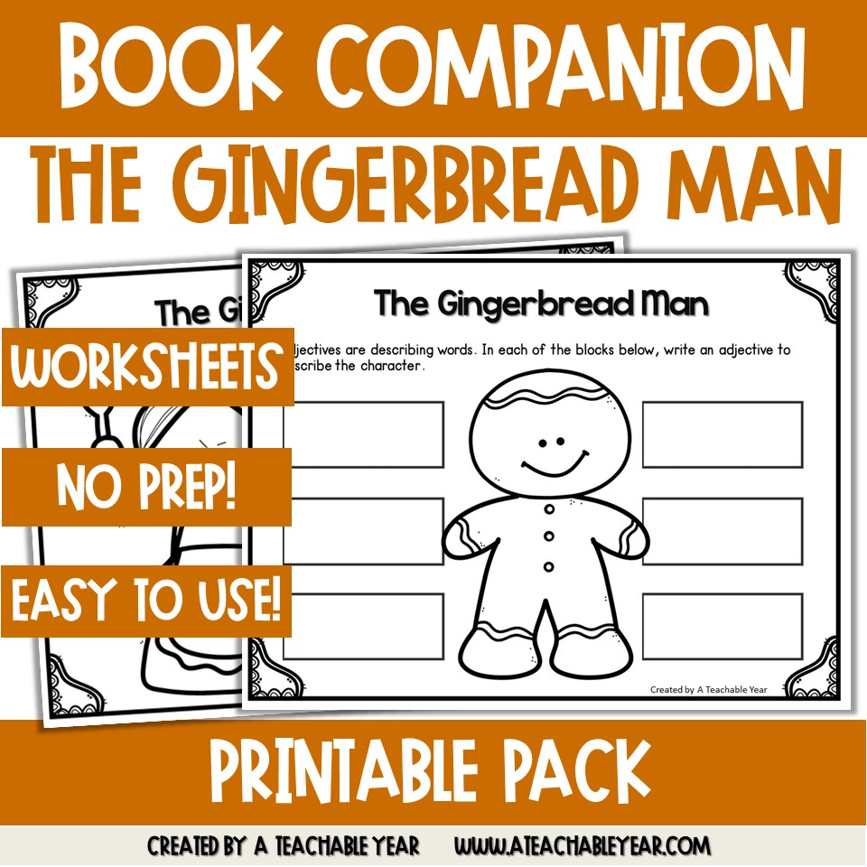 The Gingerbread Man Book Companion | Made By Teachers