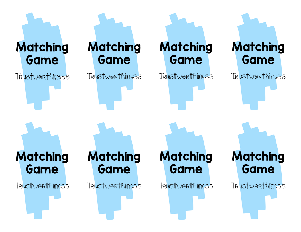 Trustworthiness Matching Game | Made By Teachers