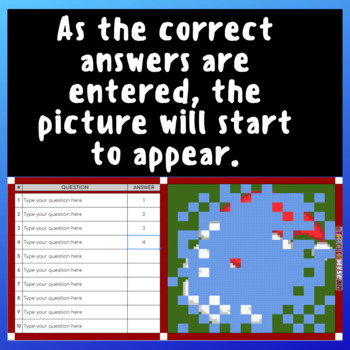 Christmas Pixel Art BUNDLE with 7 Editable Self Checking Activities For ...