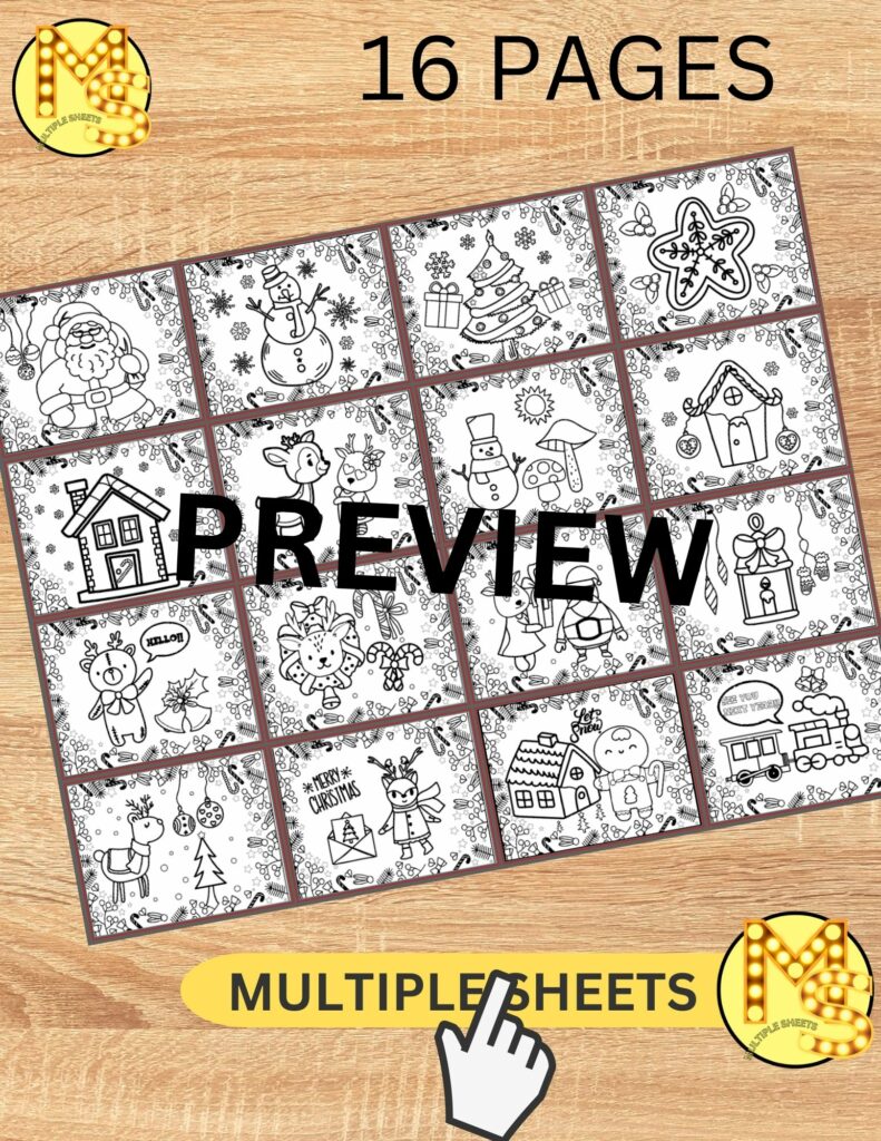 Christmas and Winter Coloring Pages | Made By Teachers