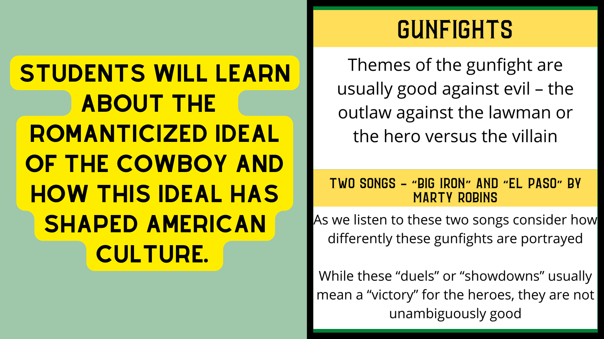 American Myths & the Cowboy | American History and Culture Lesson ...