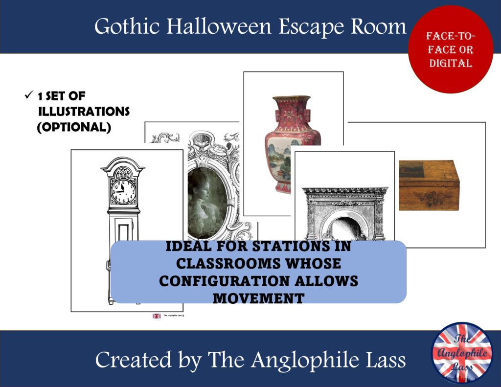 Escape room Halloween | Rhetorical devices | Syntax and more | Grade 11 ...
