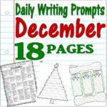 December 25 Daily Journal Writing Prompt Graphic Organizer Primary ...