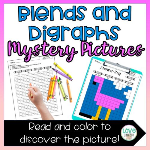 Blends and Digraphs Mystery Pictures | Made By Teachers