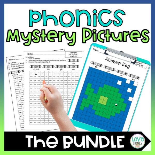 Phonics Mystery Pictures Bundle - Made By Teachers