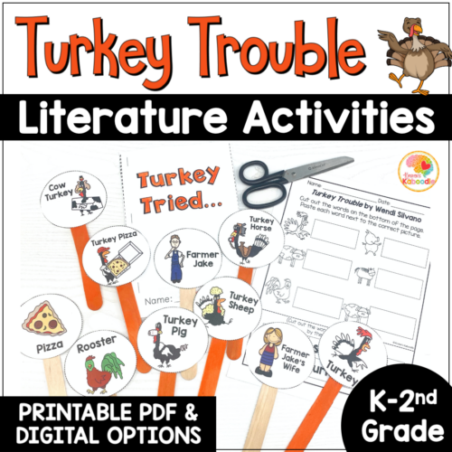 Turkey Trouble Activities: Retelling, Sequencing, and Writing ...