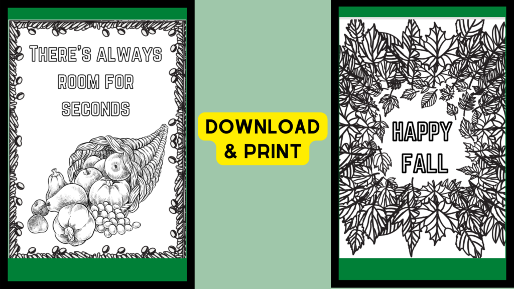 High School Thanksgiving Coloring Pages | Three Holiday Coloring Pages ...