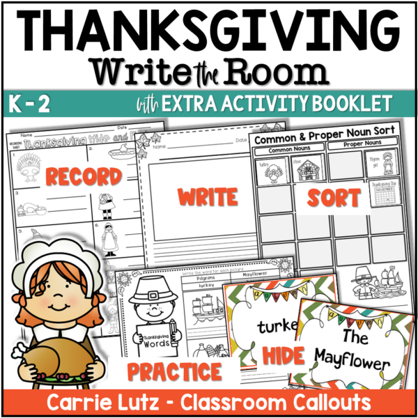 Thanksgiving Write the Room | 1st Grade Social Studies - Made By Teachers