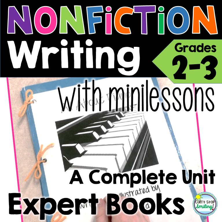Nonfiction Writing Unit Expert Books for Grades 2-3 | Made By Teachers
