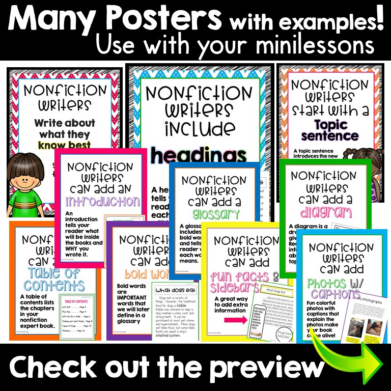 Nonfiction Writing Unit Expert Books for Grades 2-3 | Made By Teachers