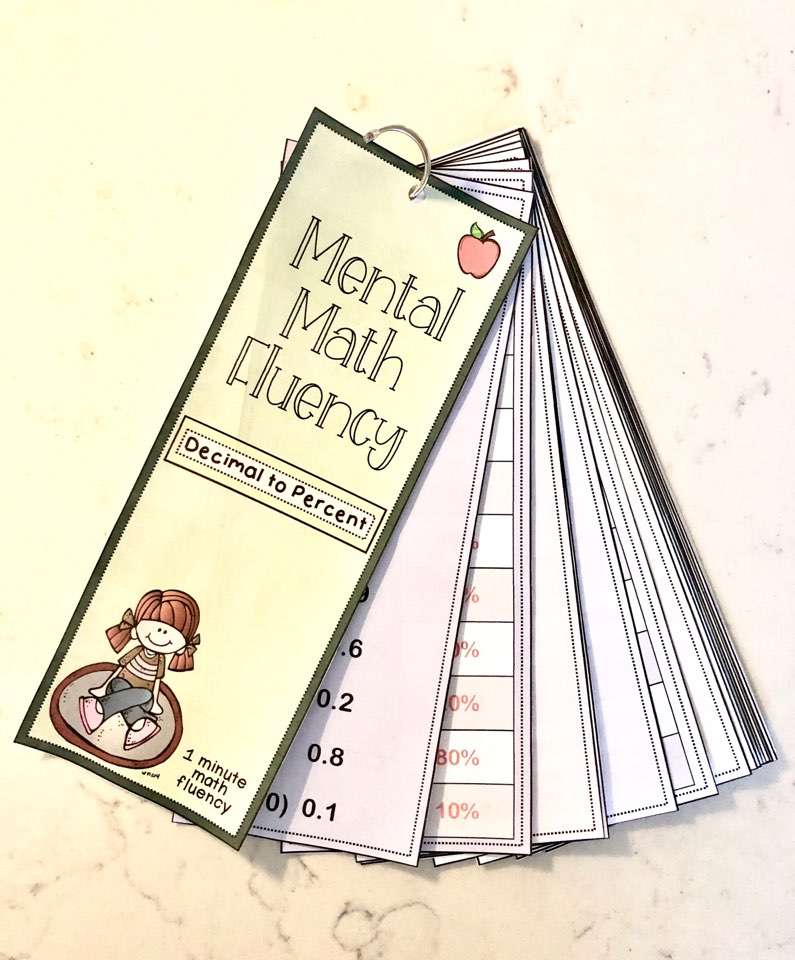 Convert Decimal to Percent MENTAL MATH | Made By Teachers