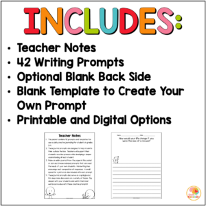 Creative Writing Prompts: Daily Journal Prompts for 2nd-4th Grade ...