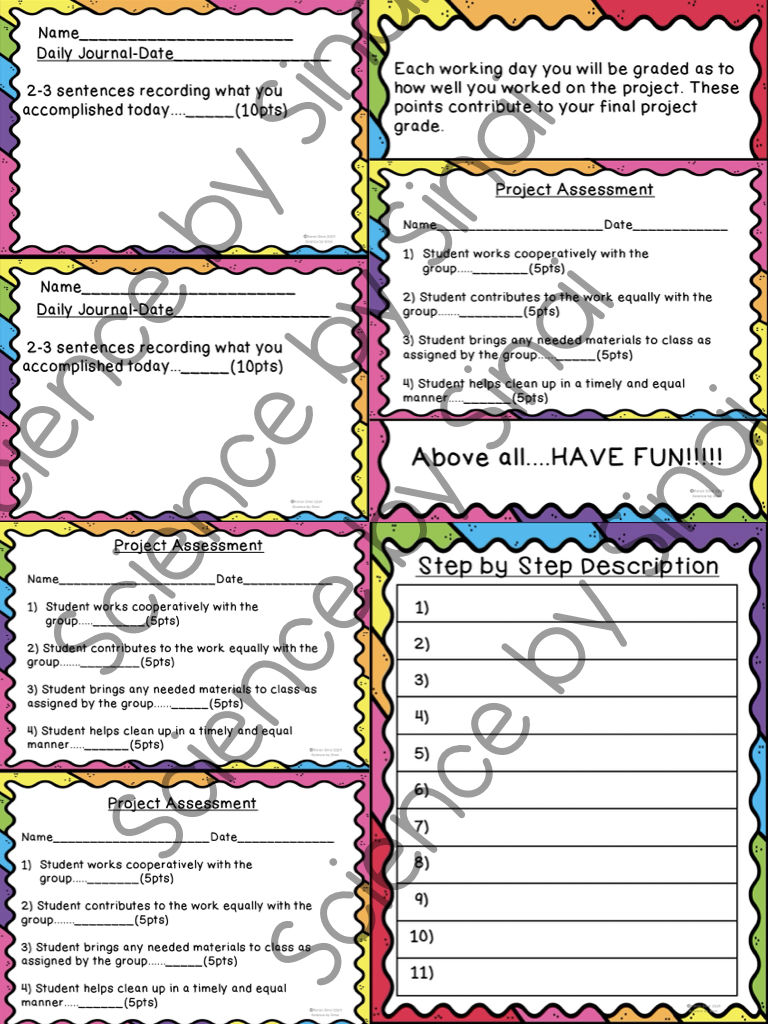 Rube Goldberg Structured STEM Project with Rubrics | Made By Teachers