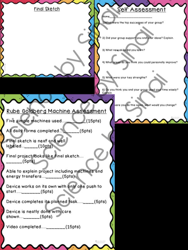 Rube Goldberg Structured STEM Project with Rubrics | Made By Teachers
