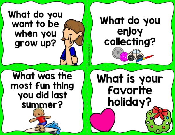 Conversation Prompts for Social Skills | Made By Teachers