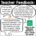 Growth Mindset Posters with Positive Affirmations Bulletin Board | Made ...