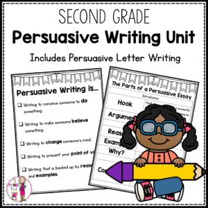 Persuasive Writing Unit with Persuasive Letter Writing SECOND GRADE ...