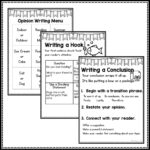 Opinion Writing Unit SECOND GRADE graphic organizers posters writing ...