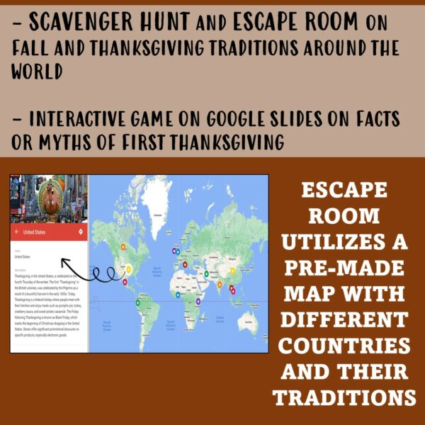 Thanksgiving and Fall Traditions Around the World BUNDLE: Interactive ...
